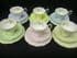 Royal Albert Harlequin tea set trios - six