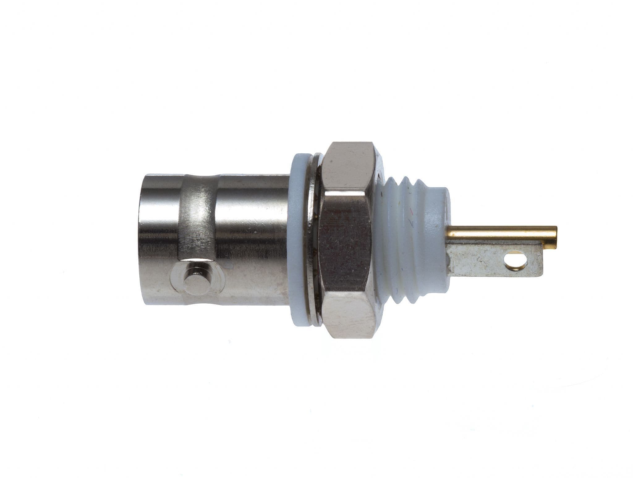 13-28 BNC Co-axial Connector Isolated Bulkhead 50 ohm Jack Receptacle