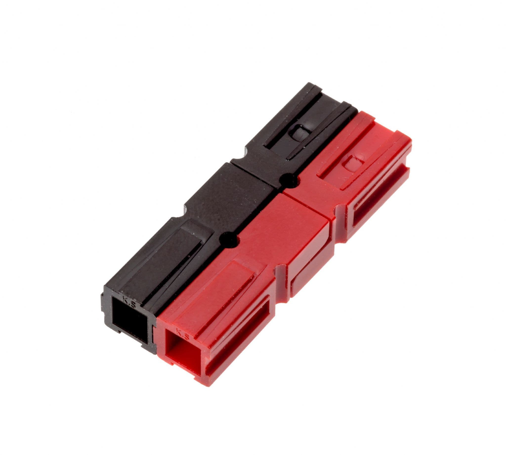 30 Amp Single Pole Interlocking Power Connectors Red and Black 50Pairs