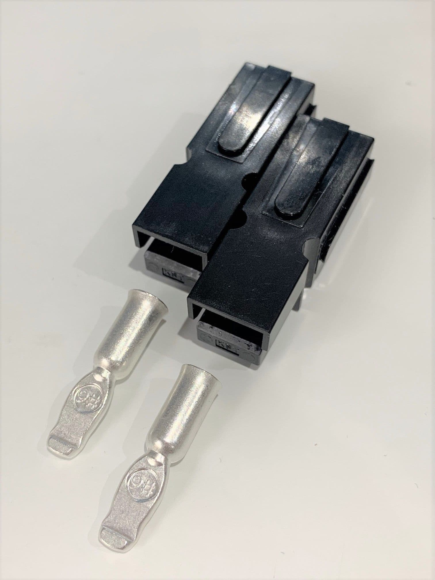 BMC1M-BLACK 75 Amp Interlocking Modular Black Single Pole Battery Power ...