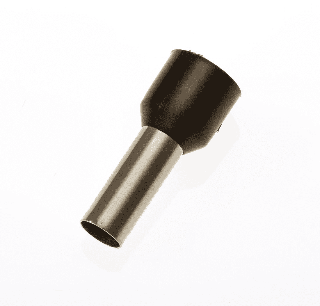 BOOTLACE FERRULES CRIMP CORD END TERMINALS CABLE CRIMP E10-12 BROWN ...