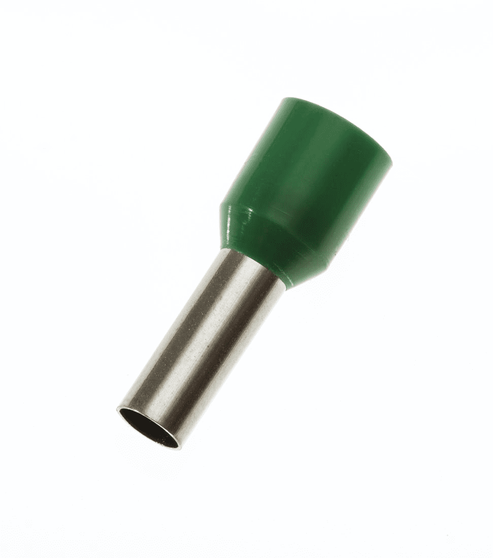 BOOTLACE FERRULES CRIMP CORD END TERMINALS CABLE CRIMP E16-12 GREEN ...