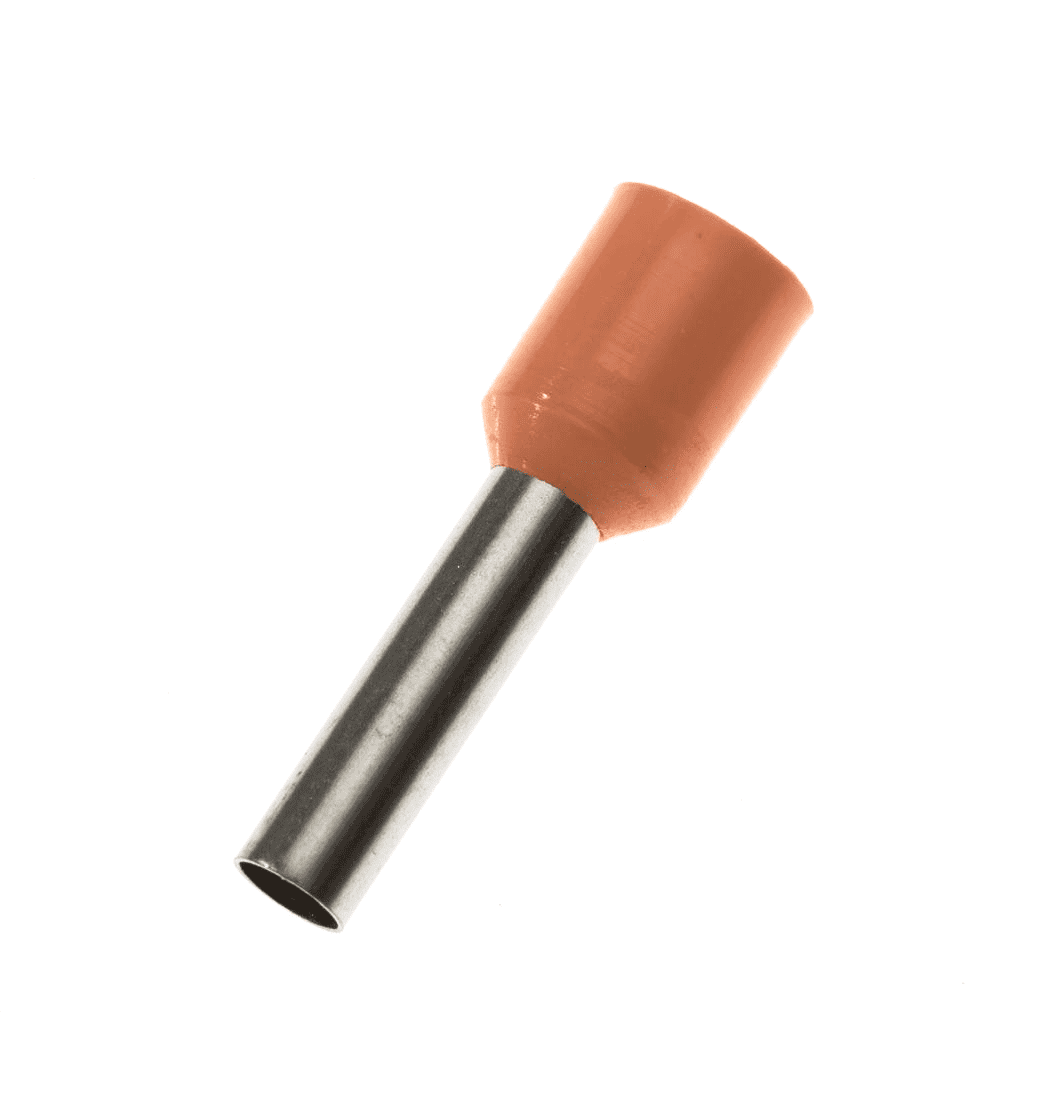 BOOTLACE FERRULES CRIMP CORD END TERMINALS CABLE CRIMP E4012 ORANGE 4 ...