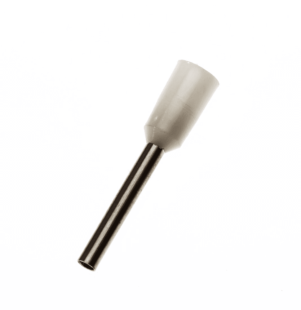 BOOTLACE FERRULES CRIMP CORD END TERMINALS CABLE CRIMP E7512 WHITE 0 ...