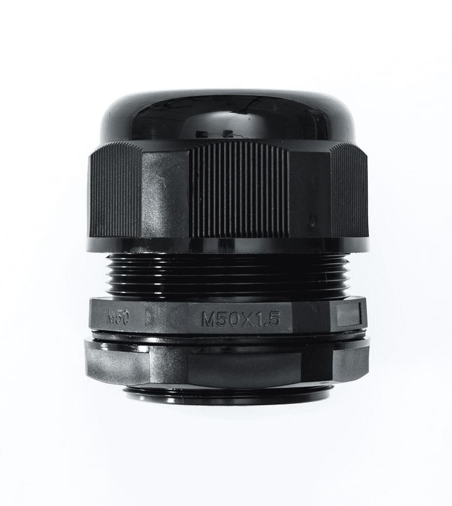 Cable Gland, BLACK, M50, 30-38mm, UL Nylon 66