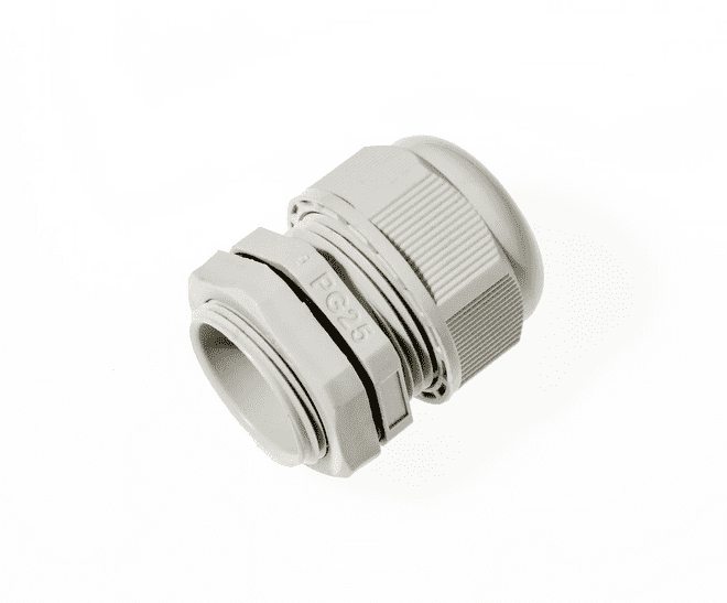 Cable Gland, GREY, PG25, 15-22mm, UL Nylon 66