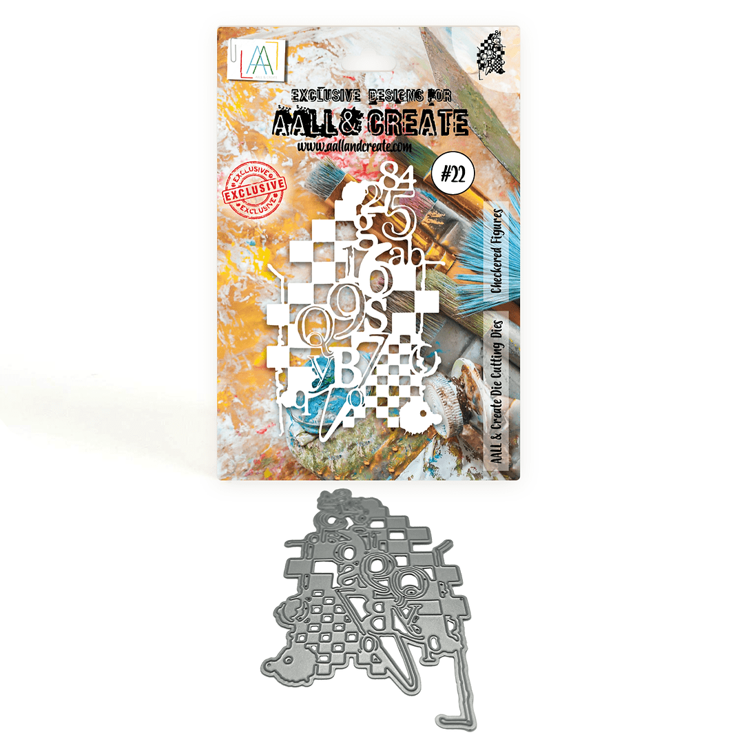 AALL & Create Cutting Dies A6 - Checkered Figures 22