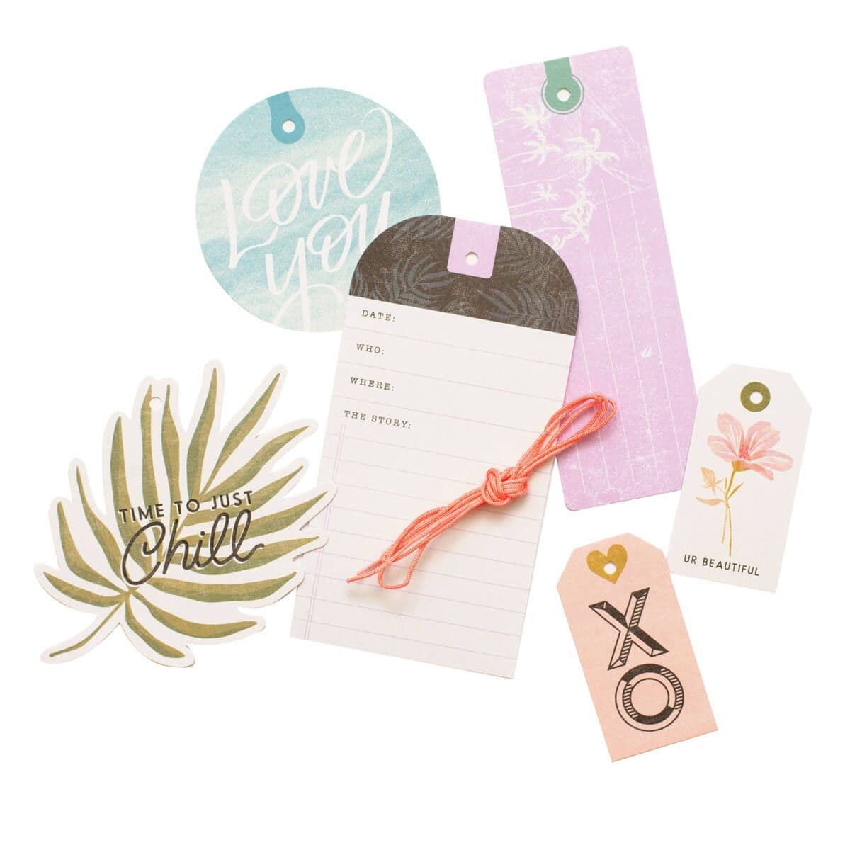 American Crafts - Heidi Swapp Tag Kit - Old School