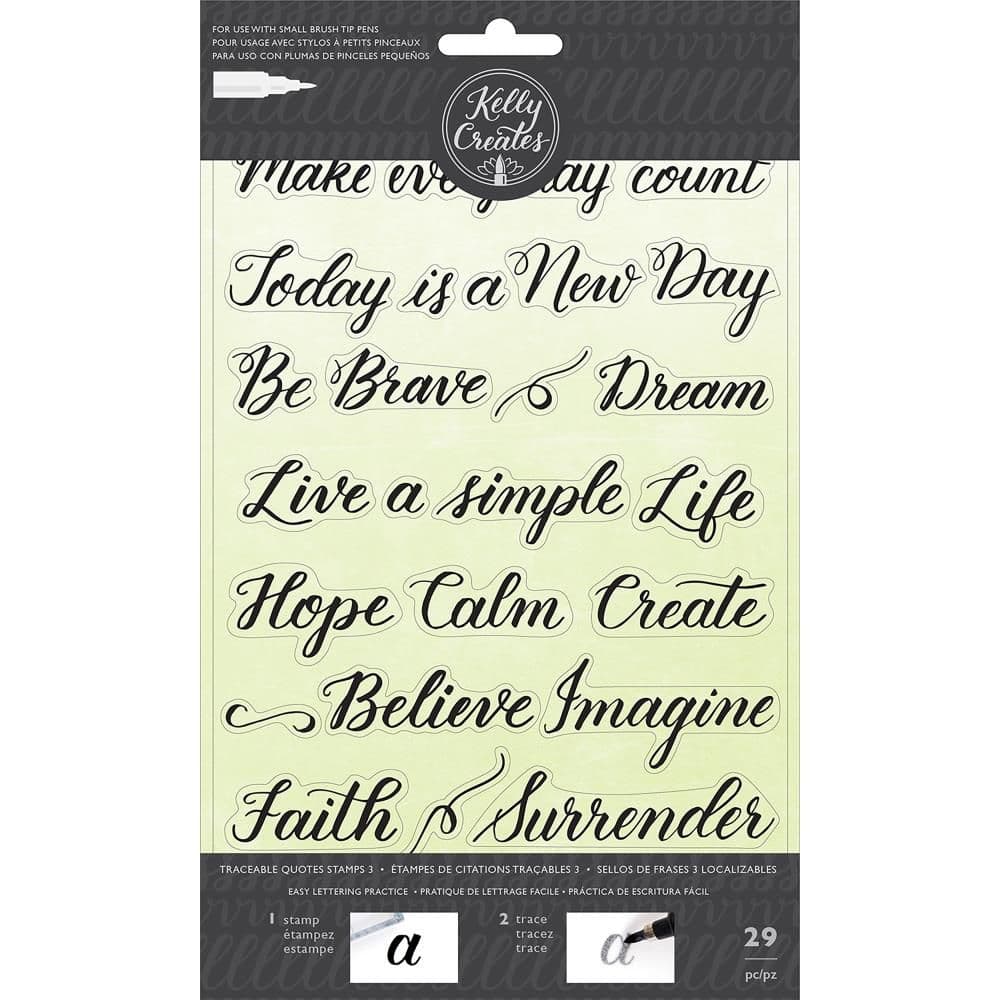 American Crafts - Kelly Creates Clear Stamps - Quotes 3