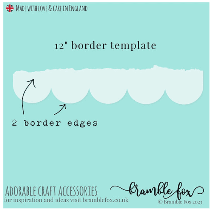 Bramble Fox Torn Edge and Border Template