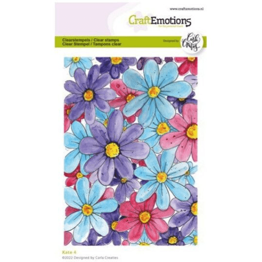 Craft Emotions Clear Stamps A6 - Kate 4 - Carla Creaties