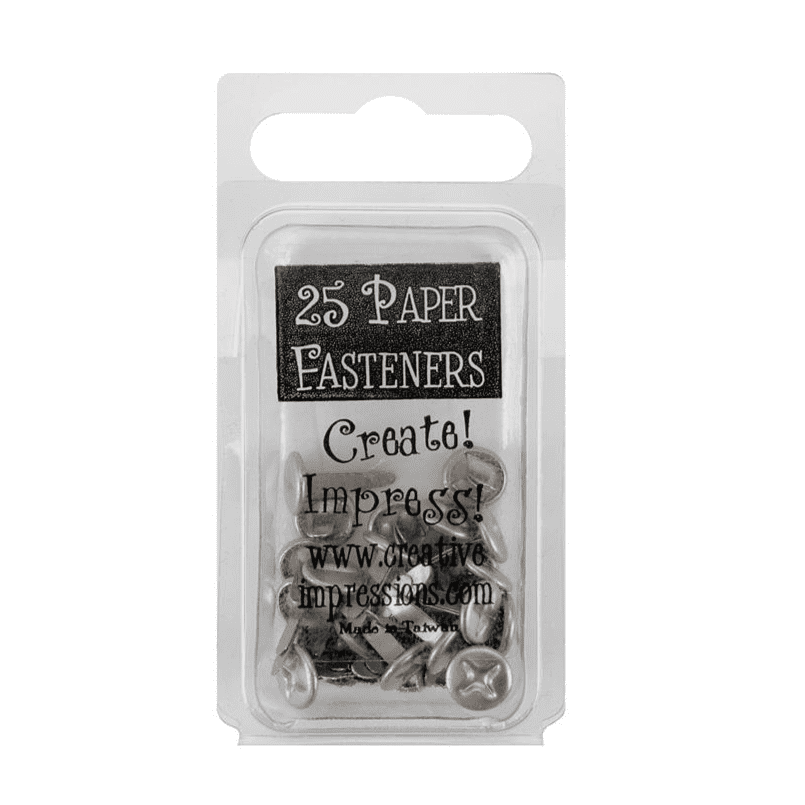 Creative Impressions Metal Paper Fasteners/Brads - Screw Heads