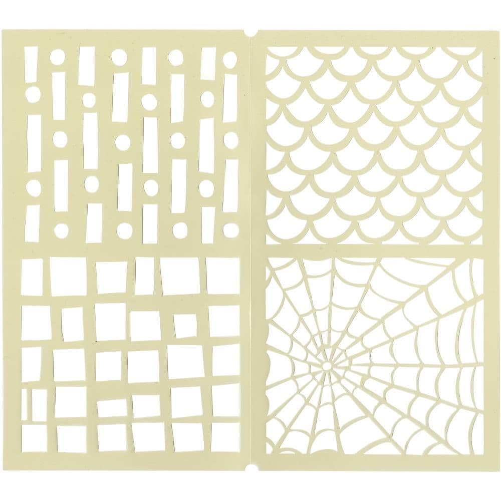 Dyan Reaveley Dylusions Dyalog Stencil - Stencil It Too