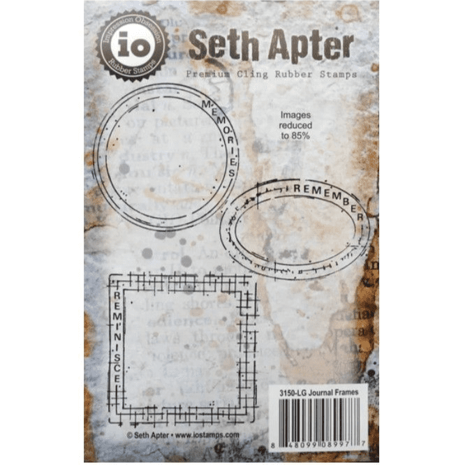 Impression Obsession Cling Rubber Stamps - Journal Frames