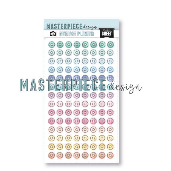 Masterpiece Design Sticker Sheet - Reinforcers Pastel