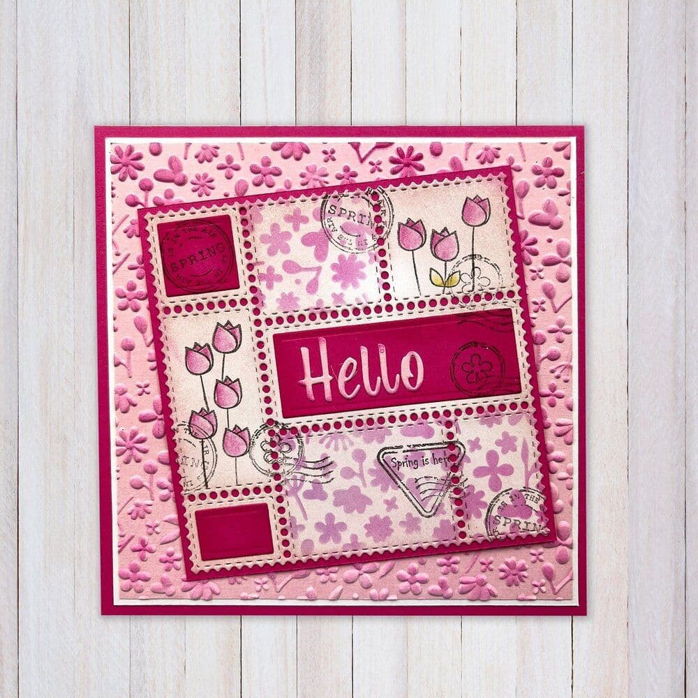 Nellie Snellen 3D Embossing Folder - Spring Flowers