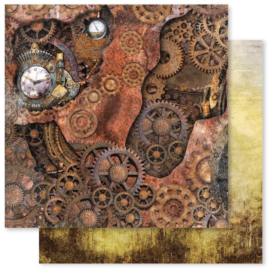 Paper Rose 12x12 paper - Mechanical C
