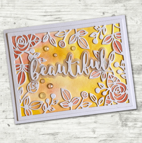 Paper Rose Cutting Die - Beautiful Layered