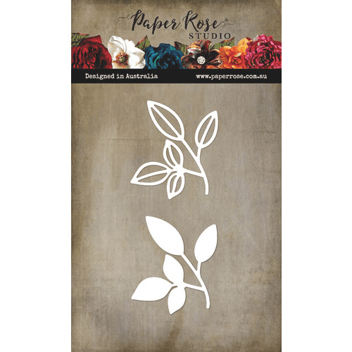 Paper Rose Cutting Die - Greenery 1