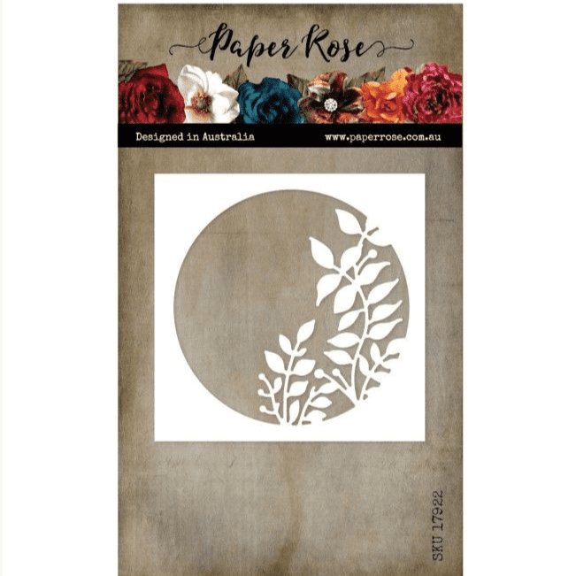 Paper Rose Cutting Die - Leafy Circle