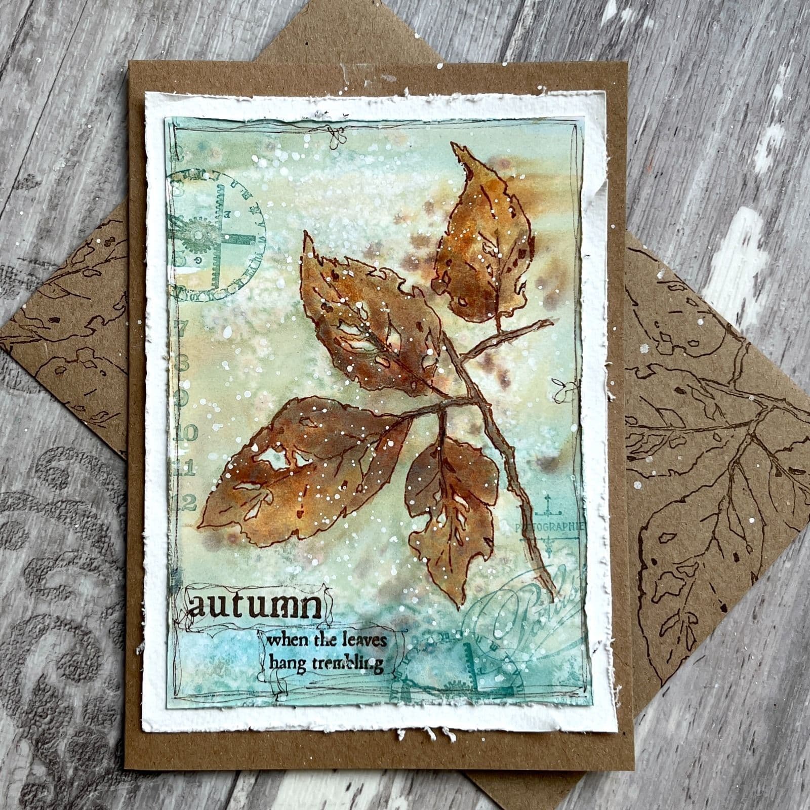 PaperArtsy Eclectica E Alison Bomber 53 Twisted Leaves Edition - EAB53 ...