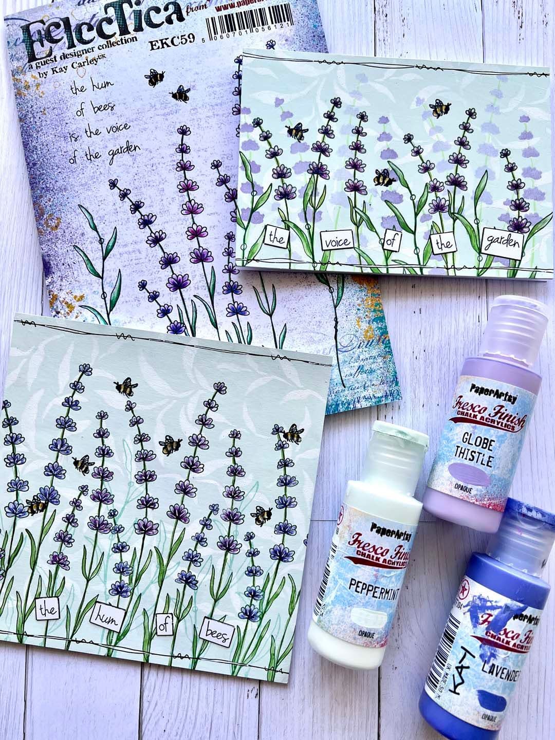 PaperArtsy Eclectica E Mounted Rubber Stamp Set - Kay Carley 59 - EKC59