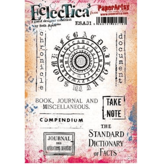 PaperArtsy Eclectica E Seth Apter 31 Mounted Rubber Stamp Set - ESA31
