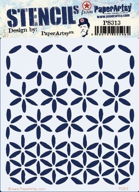 PaperArtsy PA Stencil - Hot Picks 313- PS313