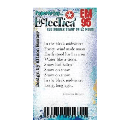 PaperArtsy Rubber Stamp Eclectica {Alison Bomber} Mini 95 - EM95