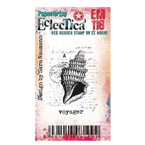 PaperArtsy Rubber Stamp Eclectica {Sara Naumann} Mini 118 - EM118