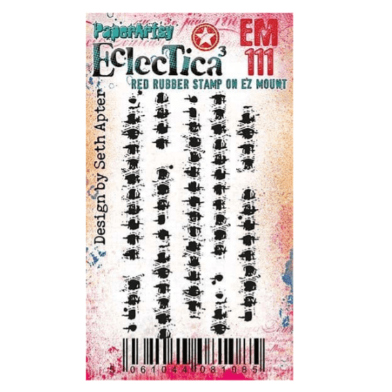 PaperArtsy Rubber Stamp Eclectica {Seth Apter} Mini 111 - EM111