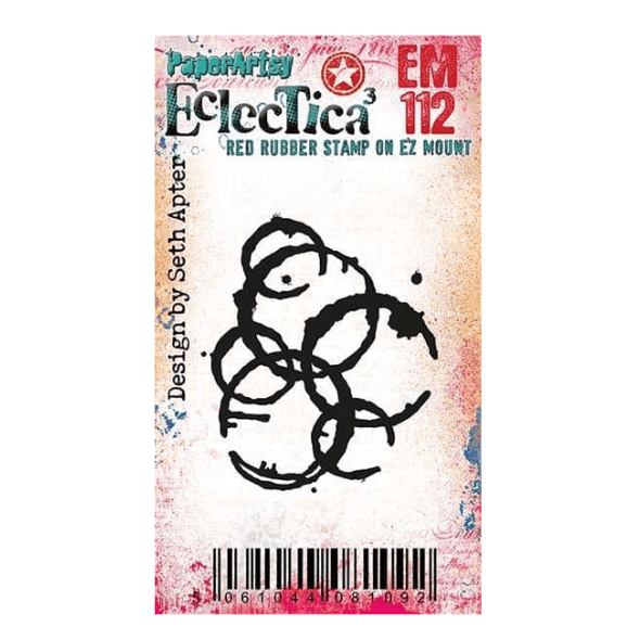 PaperArtsy Rubber Stamp Eclectica {Seth Apter} Mini 112 - EM112