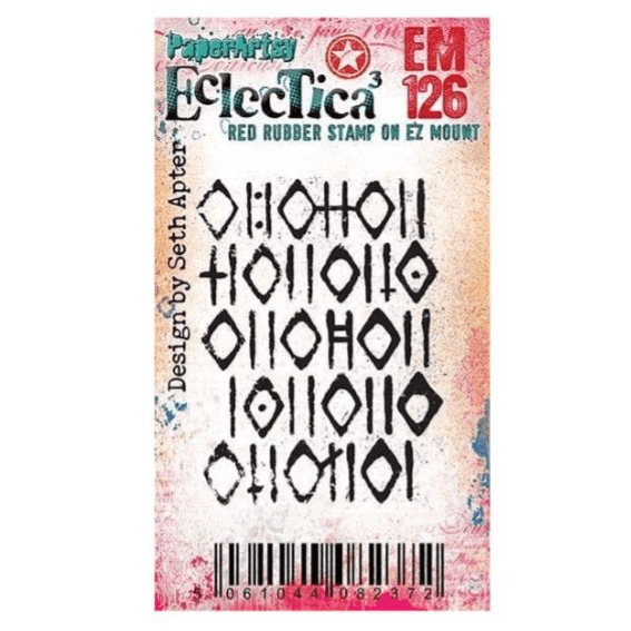 PaperArtsy Rubber Stamp Eclectica {Seth Apter} Mini 126 - EM126