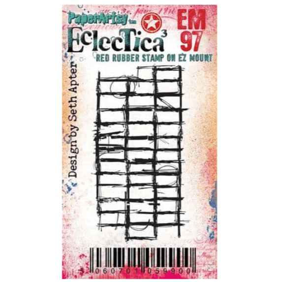 PaperArtsy Rubber Stamp Eclectica {Seth Apter} Mini 97 - EM97