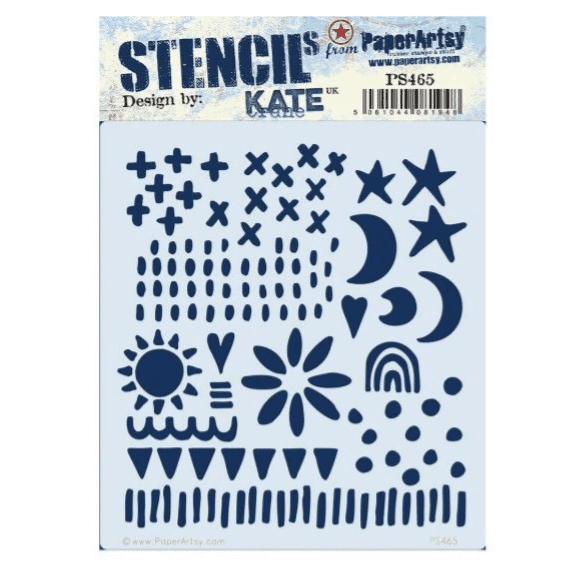 PaperArtsy Stencil - Kate Crane 465 - PS465