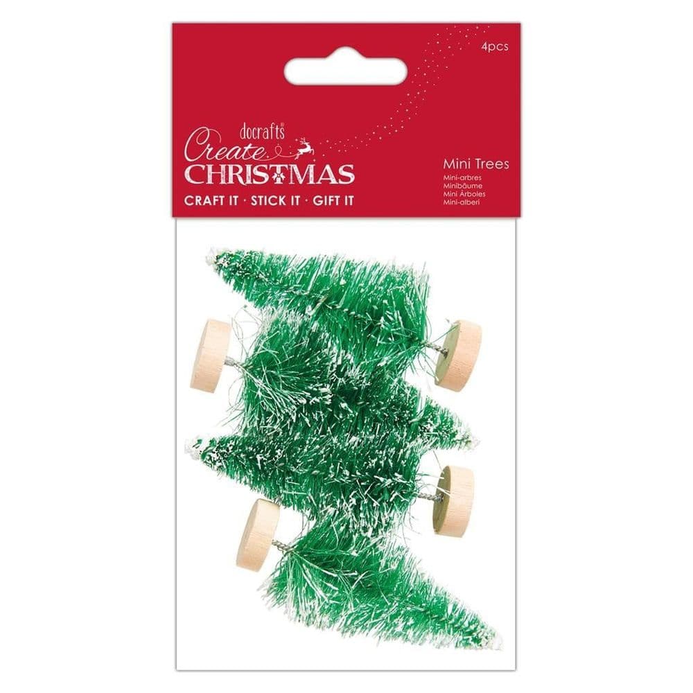 Papermania Create Christmas Mini Trees Snow Tipped