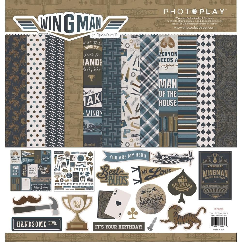 PhotoPlay 12x12 Collection Kit - Wingman