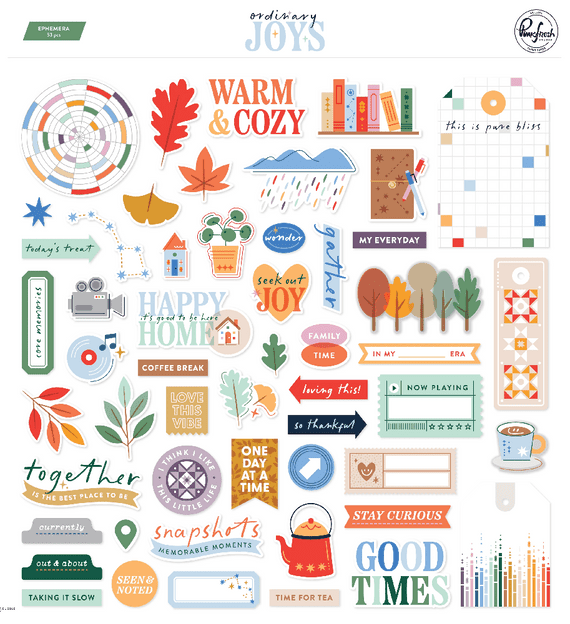 Pinkfresh Studio Ephemera by Geralyn Sy - Ordinary Joys