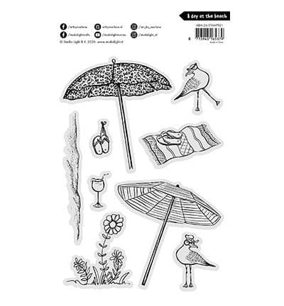 PRE-ORDER Studio Light Art by Marlene Clear Stamp - nr 921 A Day At The ...