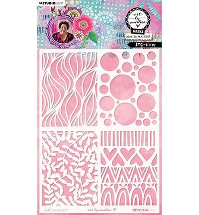 PRE-ORDER Studio Light Art By Marlene Mask - nr 387 ATC Tinies