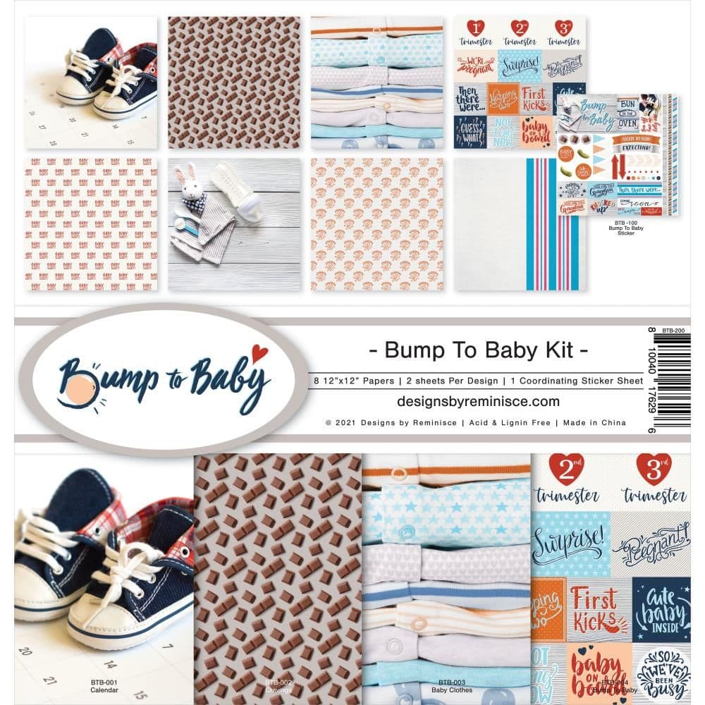 Reminisce Collection Kit 12x12 - Bump to Baby
