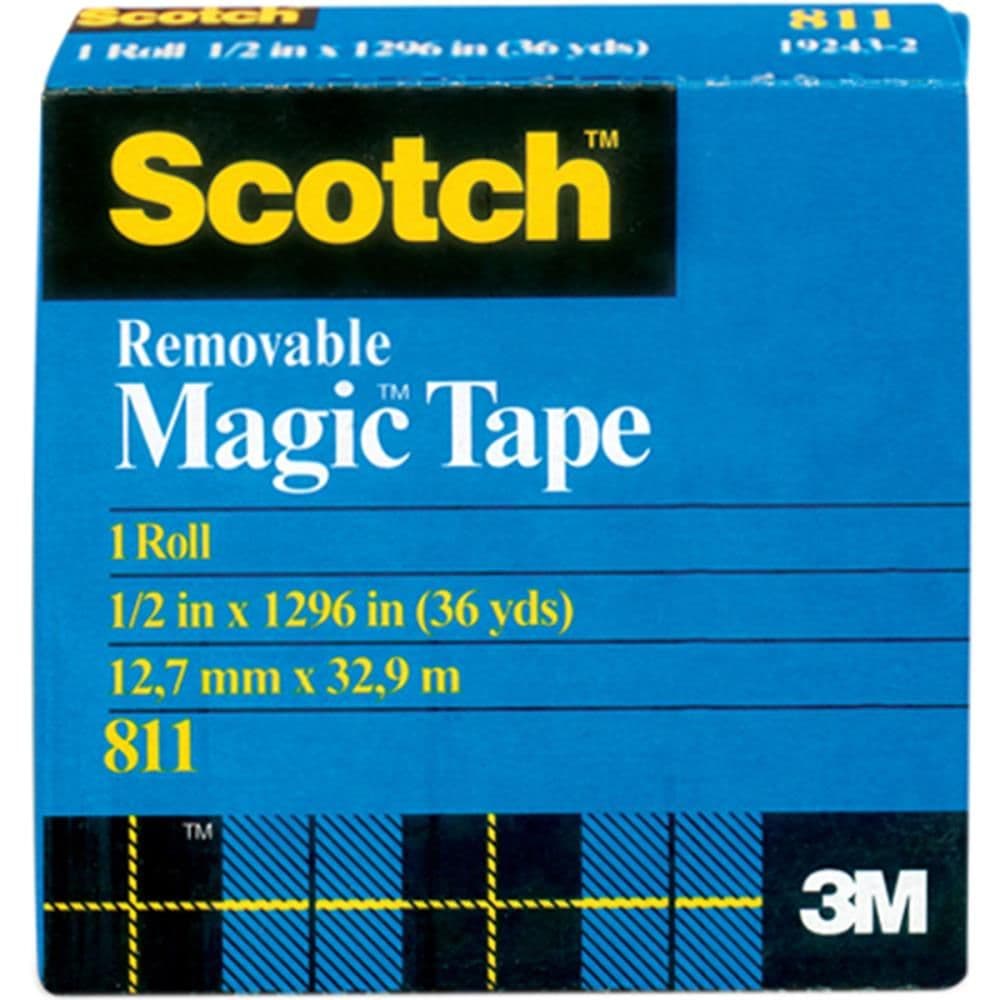 Scotch Removable Magic Tape - 1/2 inch