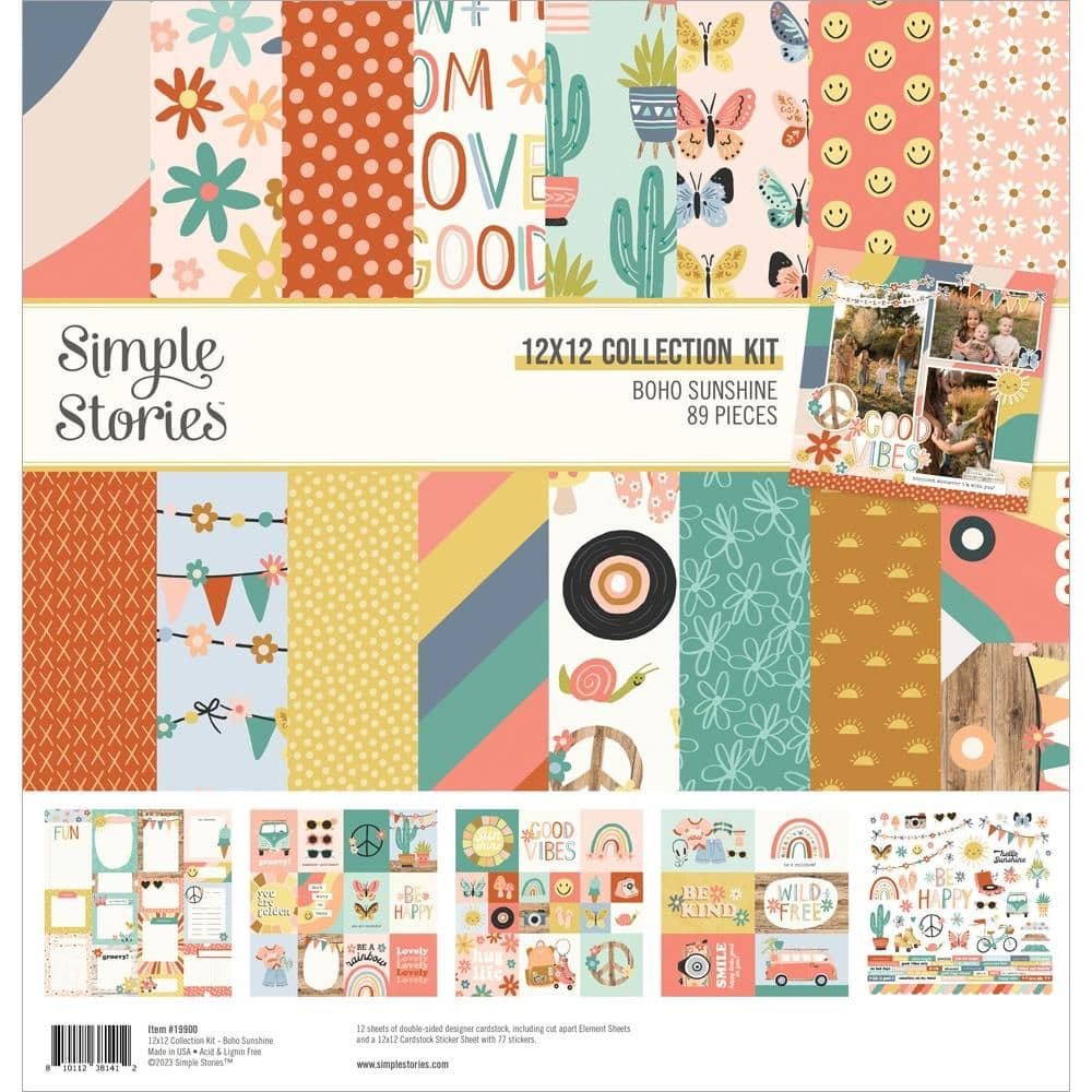 Simple Stories Collection Kit - Boho Sunshine