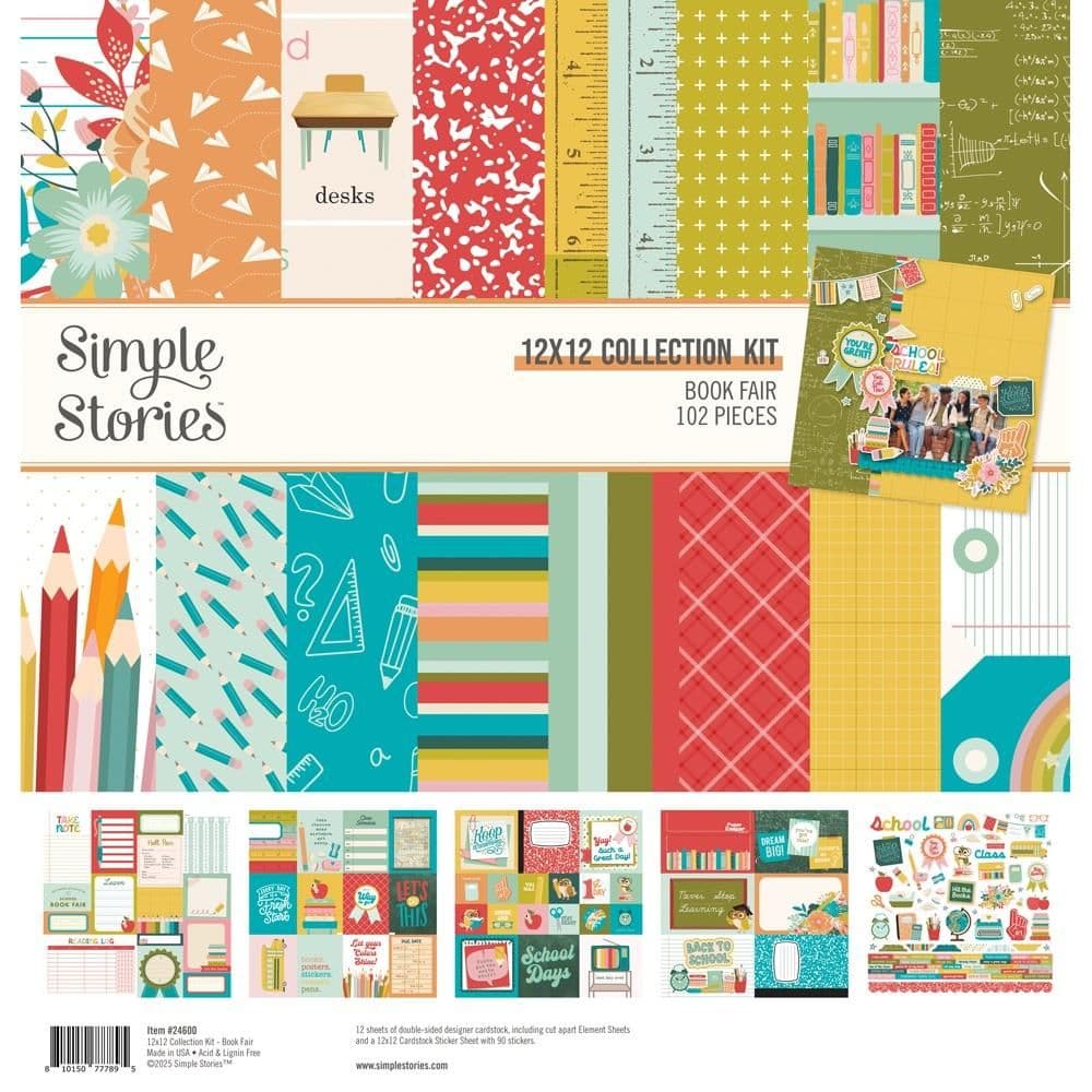 Simple Stories Collection Kit - Book Fair