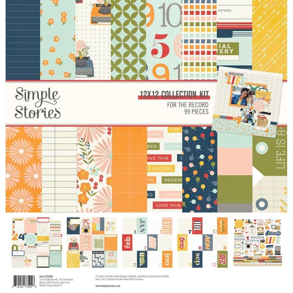 Simple Stories Collection Kit - For The Record