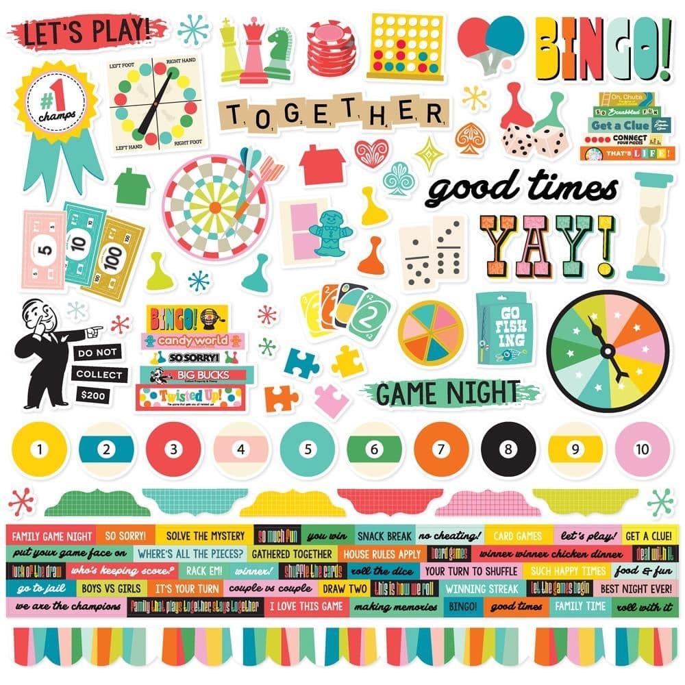 Simple Stories Collection Kit - Game Night