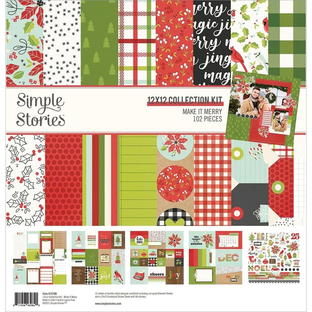 Simple Stories Collection Kit - Make it Merry