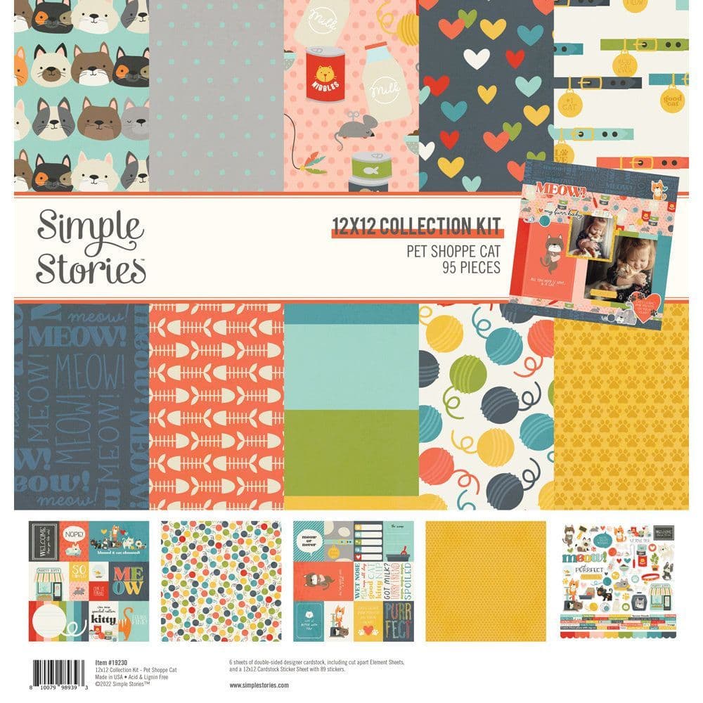 Simple Stories Collection Kit - Pet Shoppe Cat