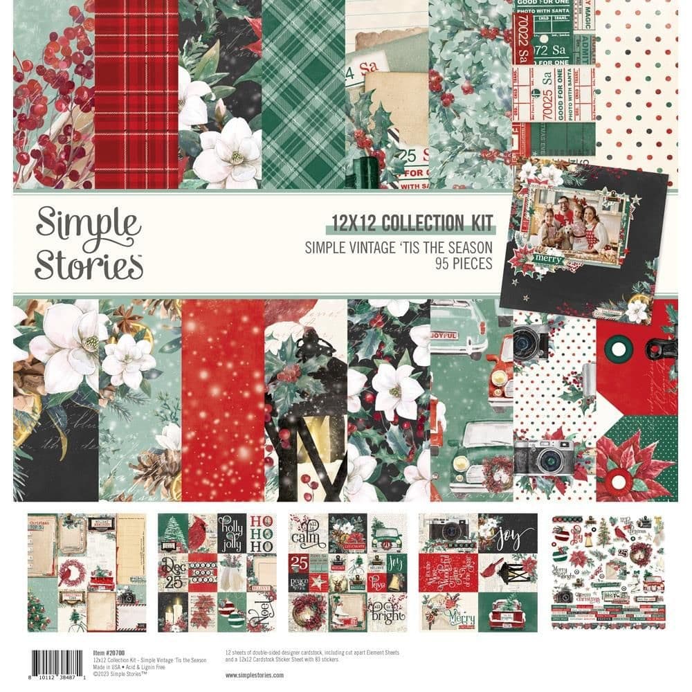 Simple Stories Collection Kit - Simple Vintage Tis The Season