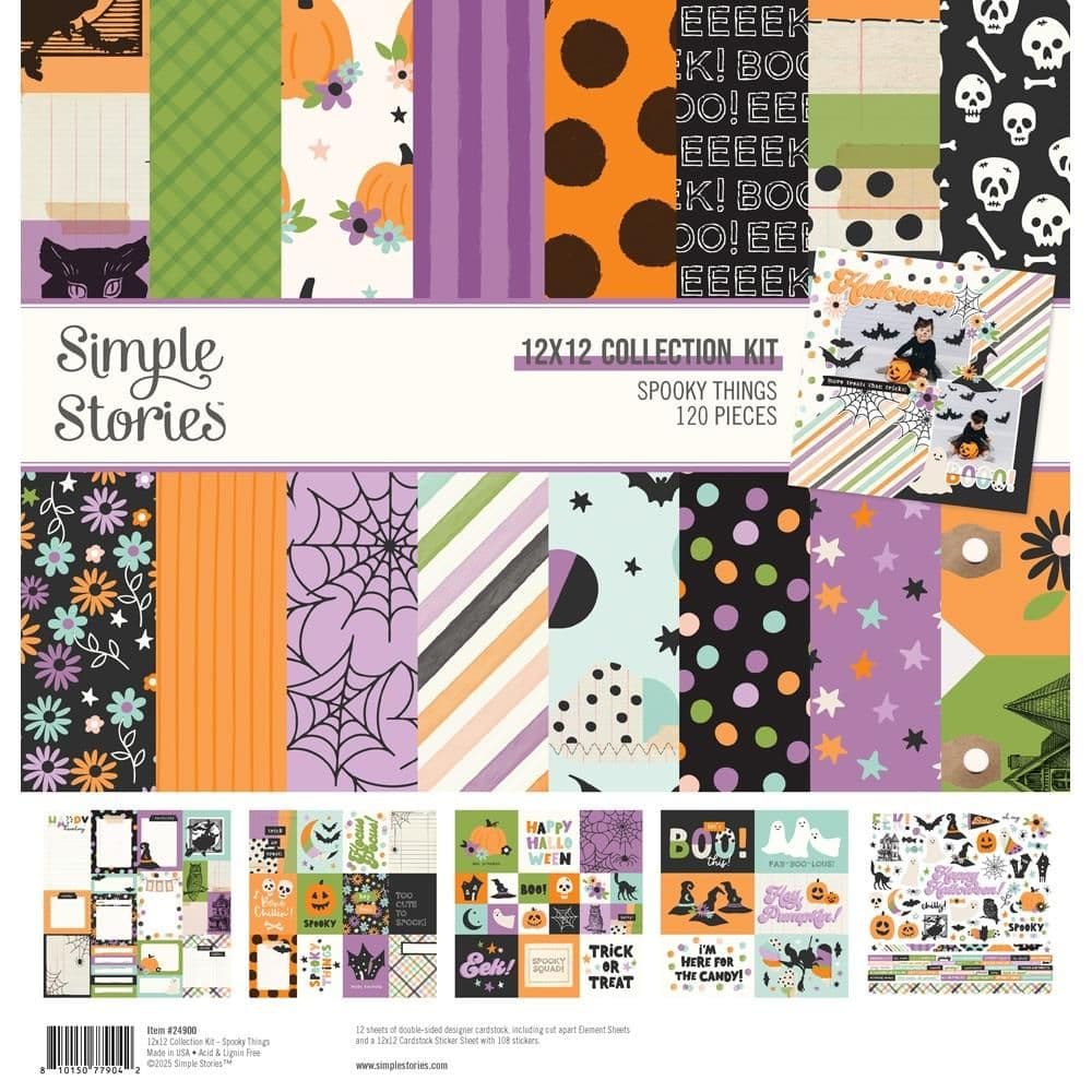 Simple Stories Collection Kit - Spooky Things
